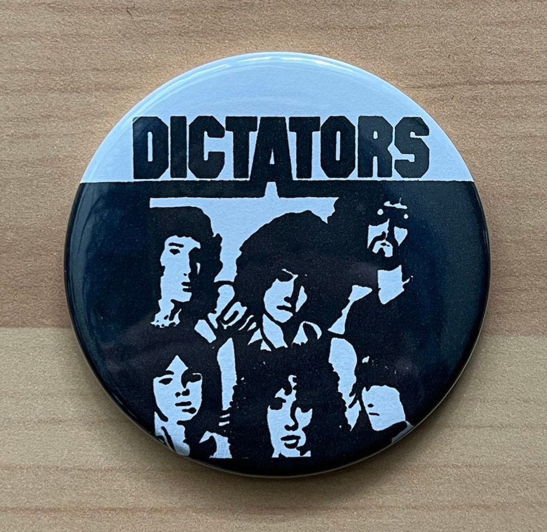 THE DICTATORS New York Proto Punk Pin Badge Button Garage Rock ...