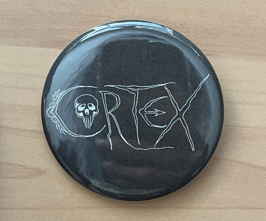 CORTEX Post Punk Goth Band Badge Pin Button Liket Lever Gbg Swedish ...