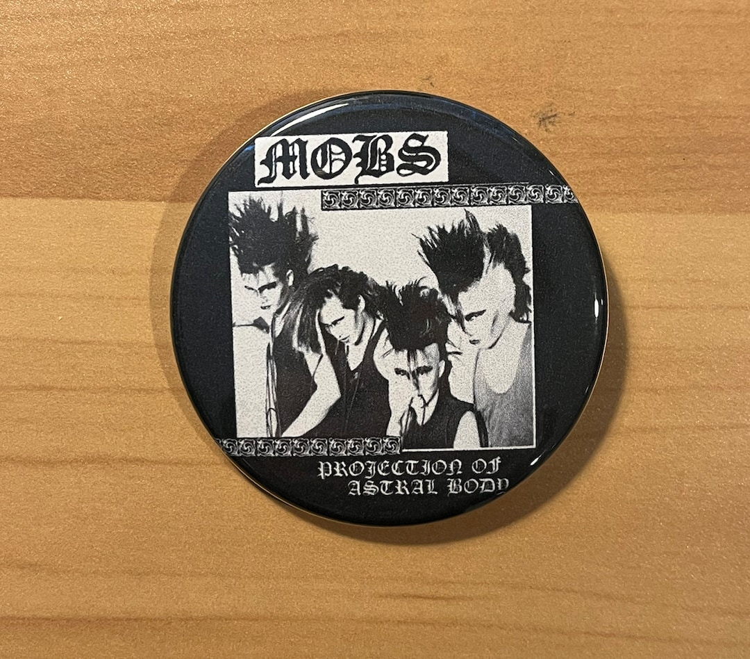 MOBS Japanese Hardcore Punk Pin Badge Button the Comes Death Side ...