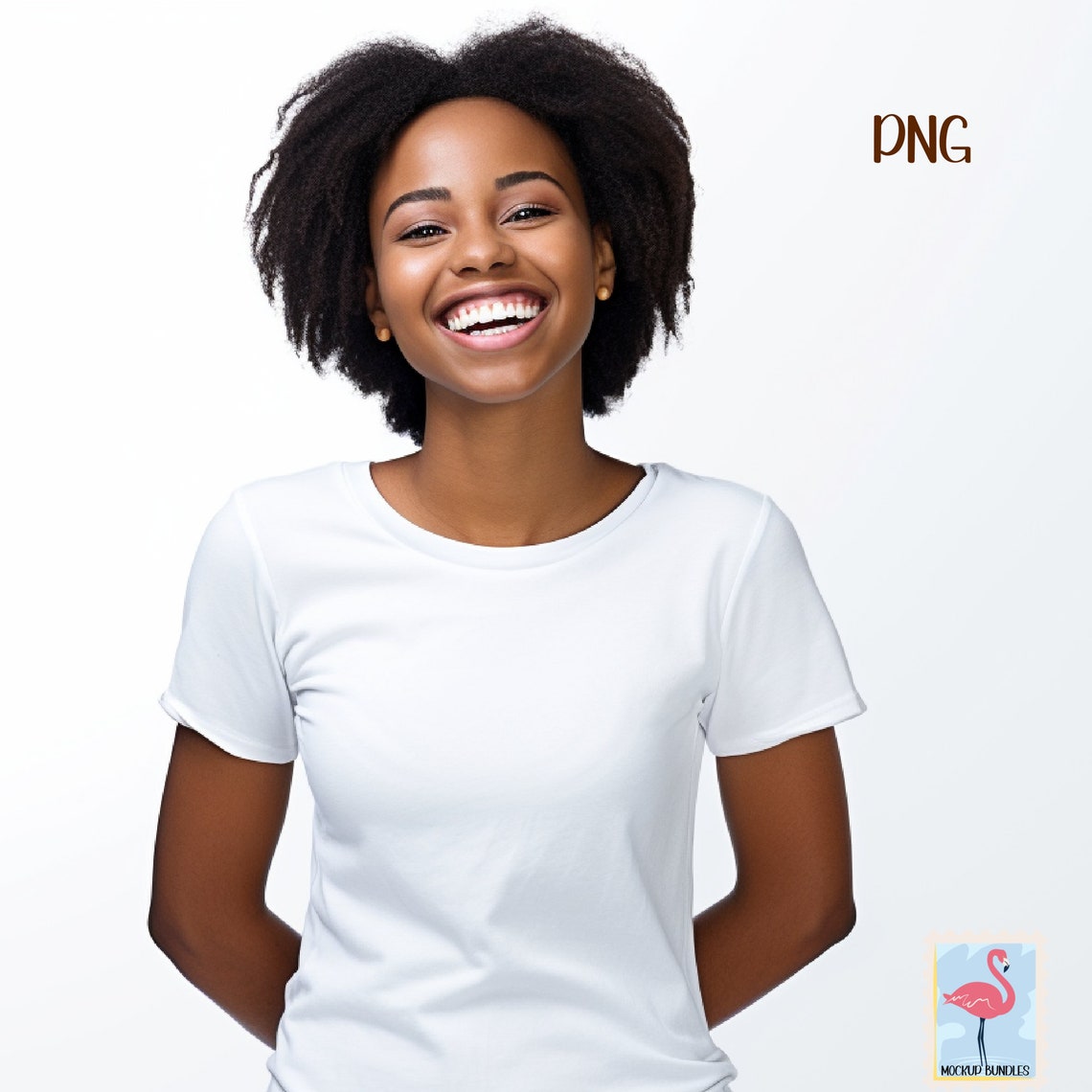 Tshirt Mockup Bundle, Black Model Mockup, African American Woman Mockup ...