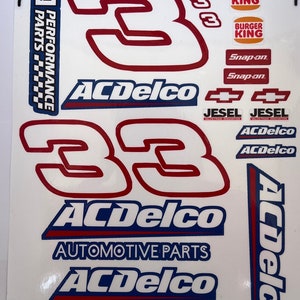 1/10 Scale AC DELCO #3 Vinyl Decal Sheet - Etsy