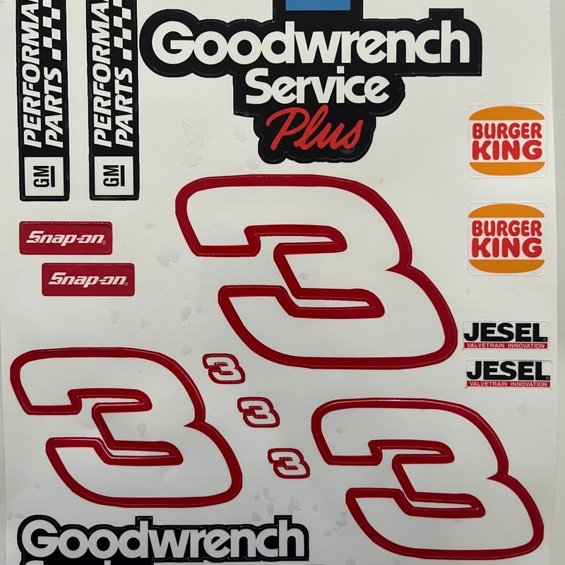 1:10 Sponsor Decals - Etsy