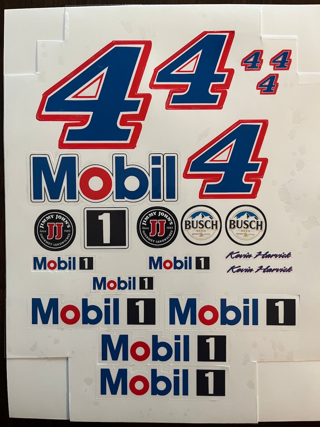 1/10 Scale MOBIL 1 #4 Vinyl Decal Sheet - Etsy