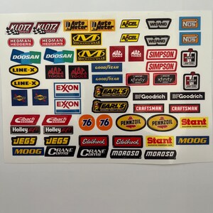 1/10 Scale STP #43 Vinyl Decal Sheet - Etsy