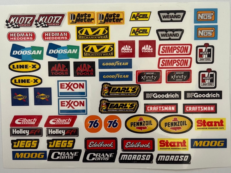 1/10 Scale NAPA #9 Vinyl Decal Sheet - Etsy