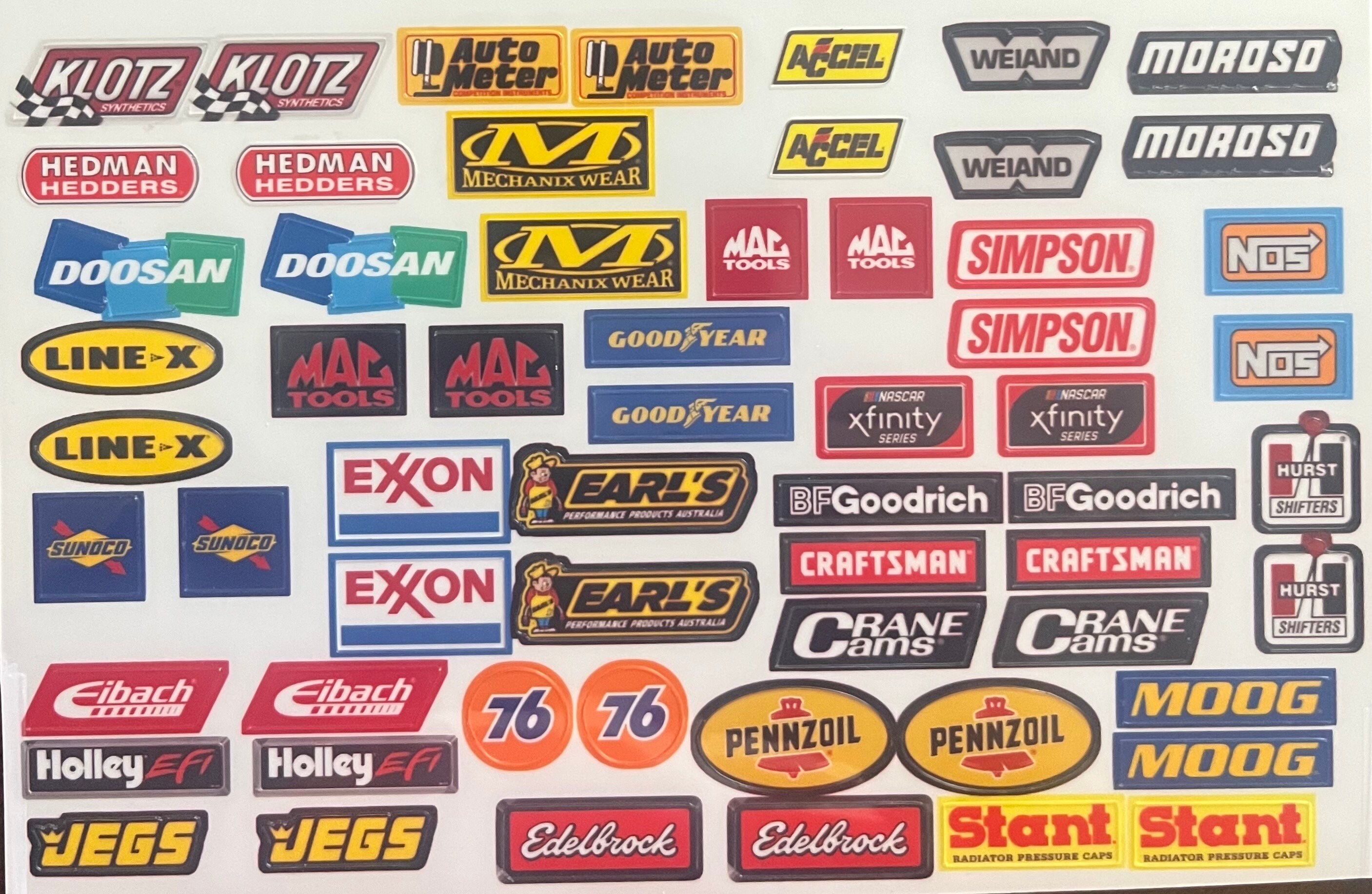 1/10 Scale AC DELCO #3 Vinyl Decal Sheet - Etsy