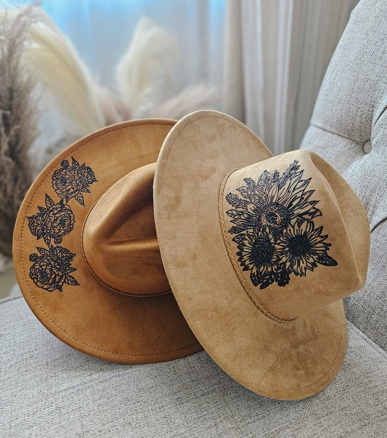 Custom Hand Burned Hat - Etsy