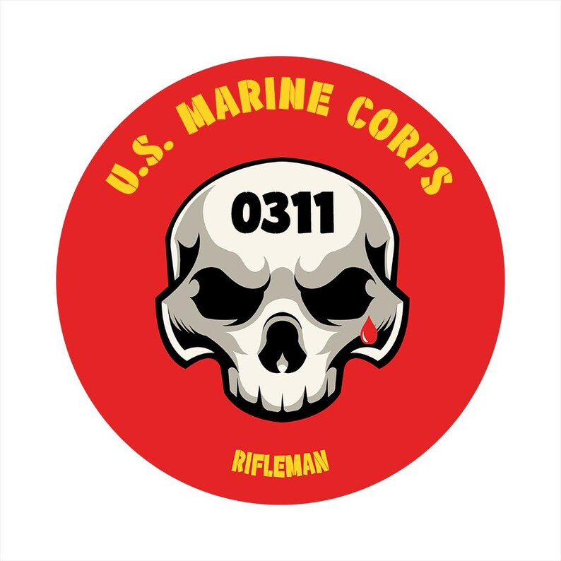 USMC MOS Military Occupation Specialty Enlisted Marine Corps US Marine ...