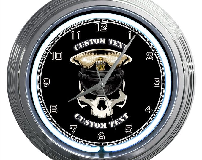 Navy Chief Custom Clocks 2 Foot 15 Diameter Made to Order Free Shipping ...