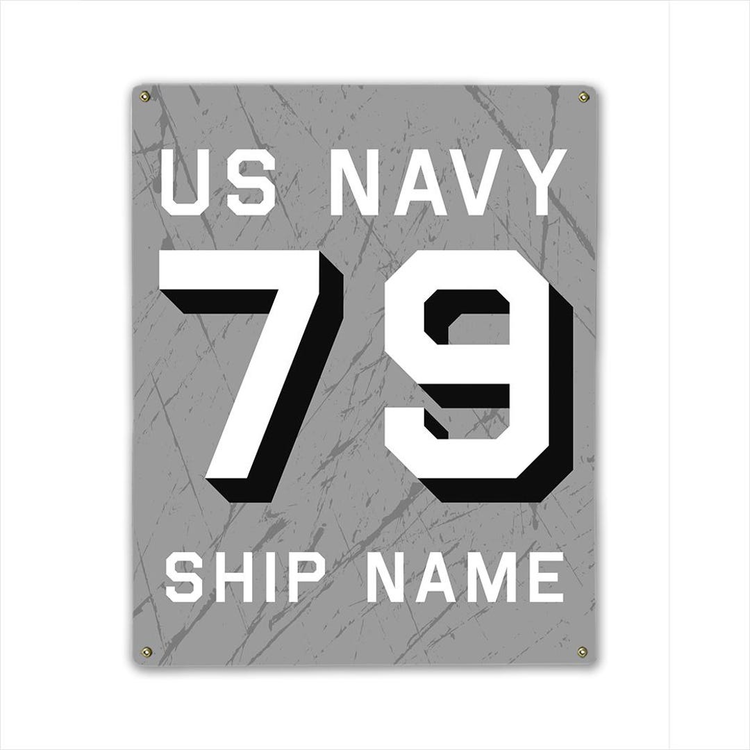 US Navy Hull Number Haze Gray and Underway Warship USN Veteran Retired ...
