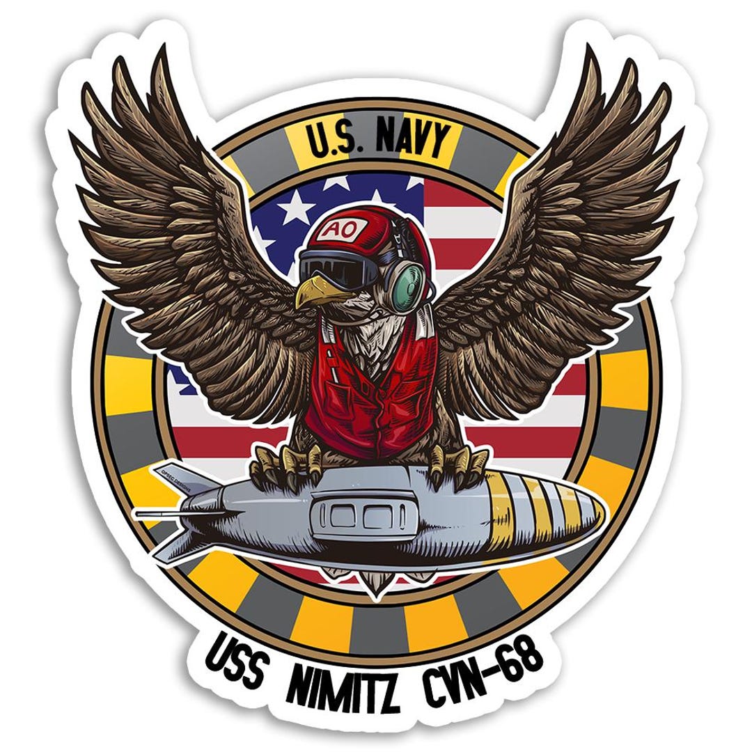 US Navy Aviation Ordnanceman Decal AO Rate Decal IYAOYAS Navy Veteran ...