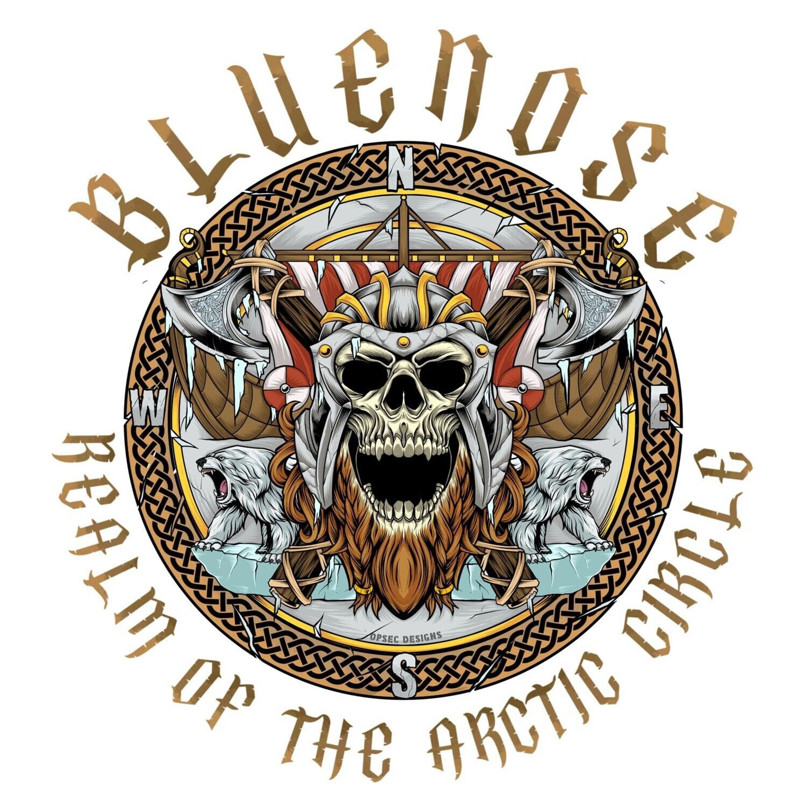 Bluenose Realm of the Arctic Circle Viking Longboat US Navy 5 Inch Decal - Etsy