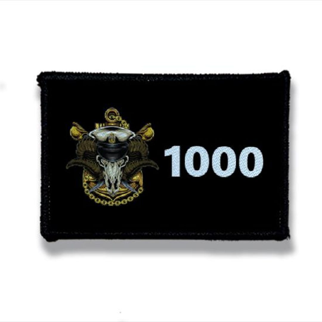 US Navy Chief Warship Hull Number Morale Patch, Hook Backing, Tactical ...
