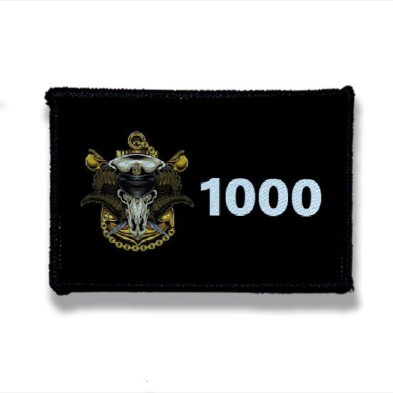 US Navy Chief Warship Hull Number Morale Patch, Hook Backing, Tactical ...