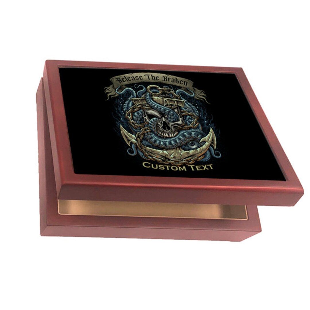 US Navy Chief Kraken Humidor - Etsy