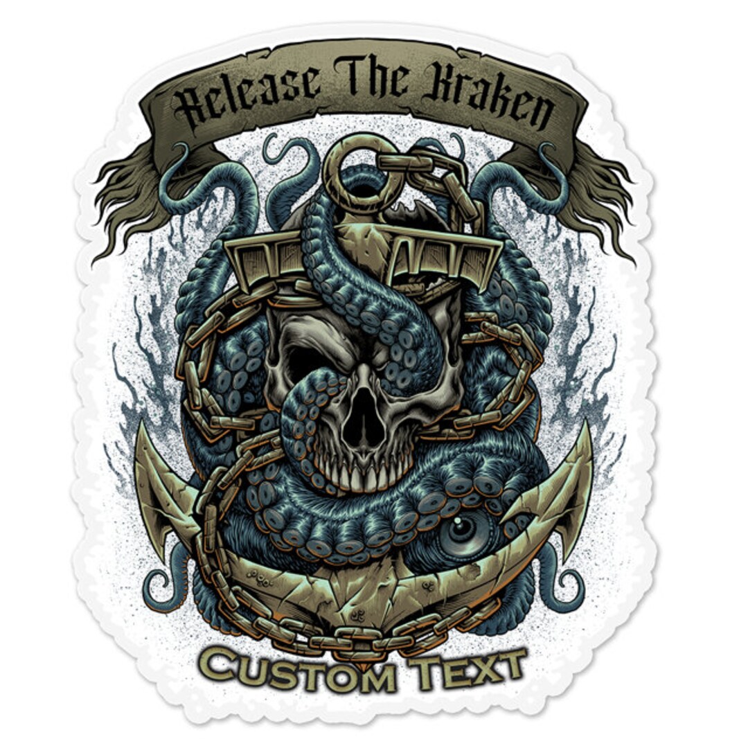 US Navy Chief Kraken 5 Decal - Etsy