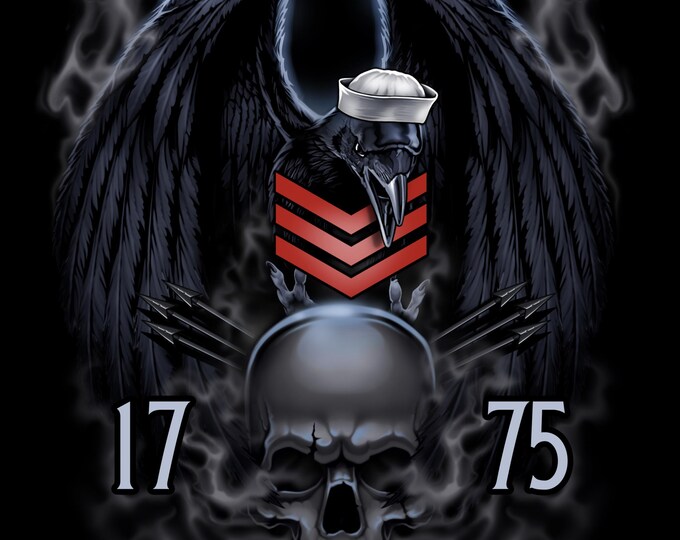 US Navy Enlisted Crow FCPOA 1st 2nd 3rd Class Petty Officer Warship ...