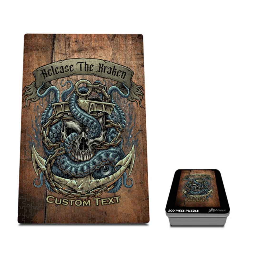 US Navy Chief Kraken 500pc Puzzle With Tin - Etsy