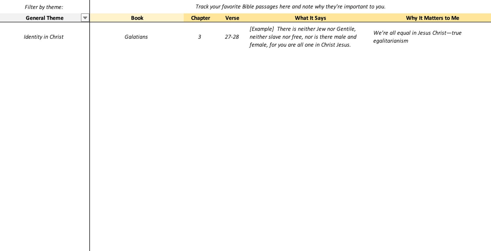 Automated Bible Tracker W/ Reading Plans | Excel Bible Reading Plan ...