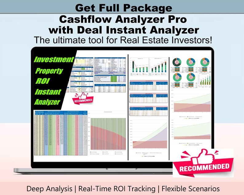 Get Full Package Cashflow Analyzer Pro With Deal Instant Analyzer. the ...