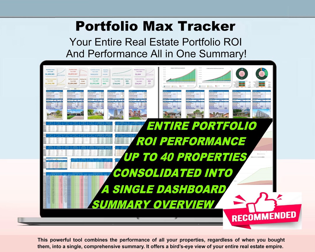 Portfoliomax Tracker - Your Entire Real Estate Portfolio ROI and ...