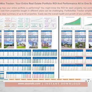 Portfoliomax Tracker - Your Entire Real Estate Portfolio ROI and ...