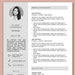 Professional Resume Template Word | Clean CV Design | Modern Curriculum ...