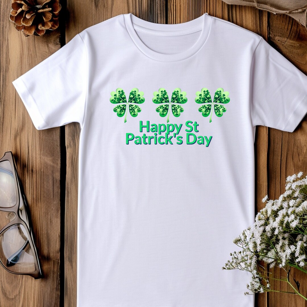 St. Patrick's Day Shamrock Png Sublimation Design, St. Patrick's Day ...
