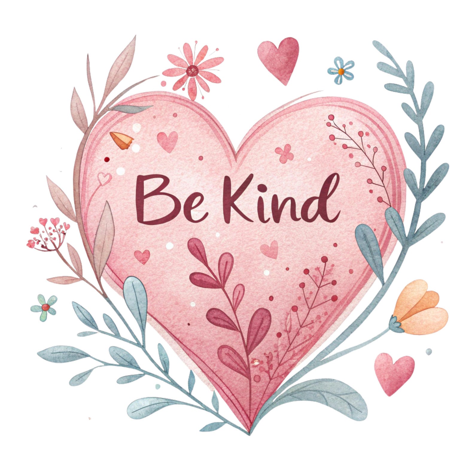Be Kind Valentine Heart PNG: Women's Shirt Design (digital Download) - Etsy
