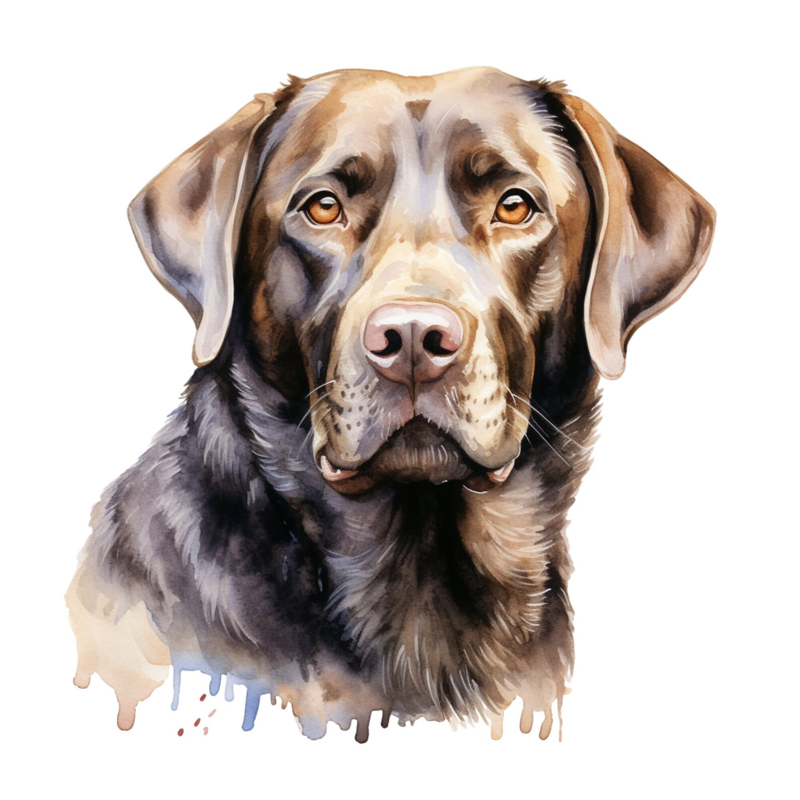 Watercolor Dog Clipart Pack 10 Cute PNG Dog Breeds, Adorable Sublimated ...