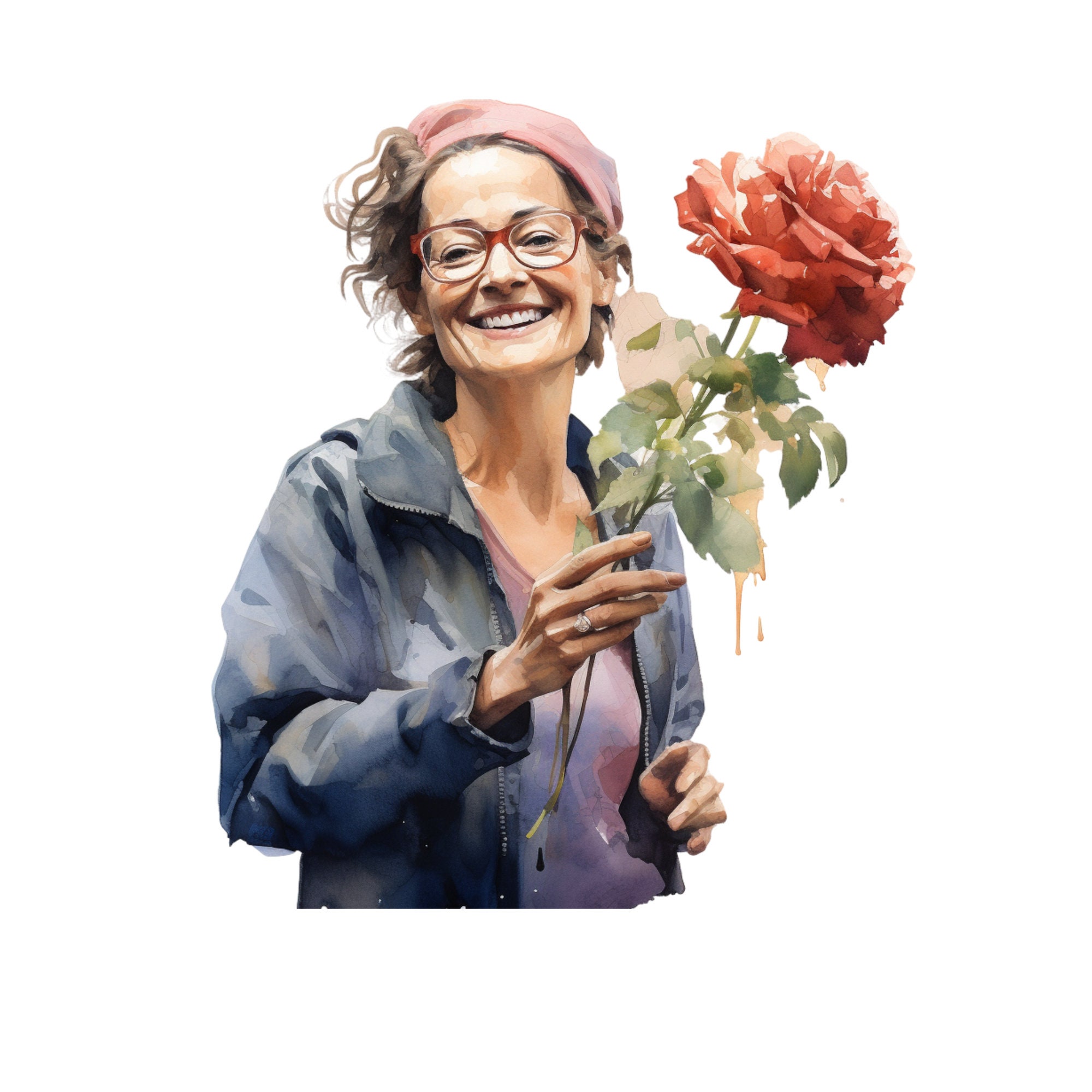 Mother's Day Clipart Set 8 High-quality PNG Images, Perfect for Digital ...