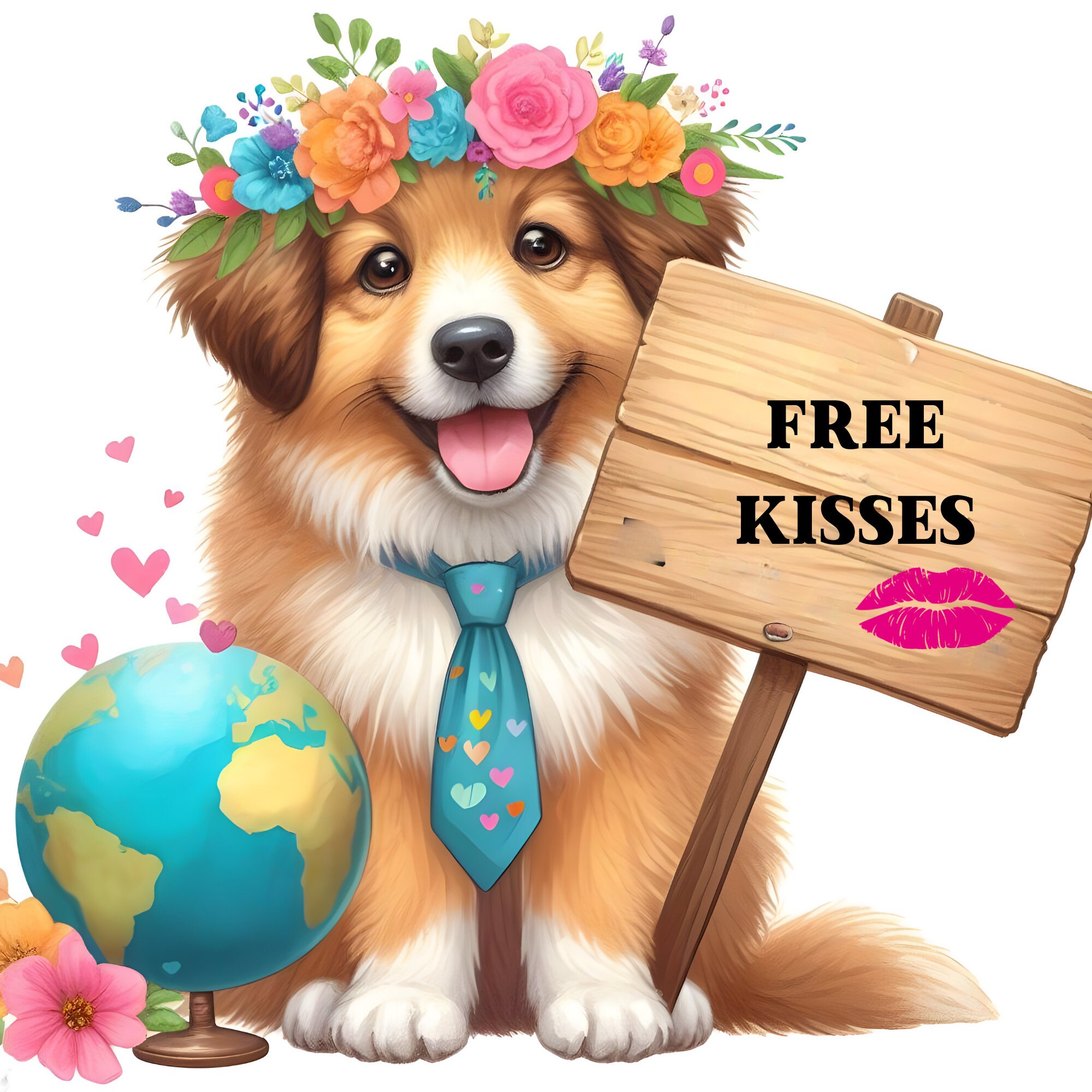 10 Dog Breeds Clipart Set High-resolution Digital Dog Illustrations for ...