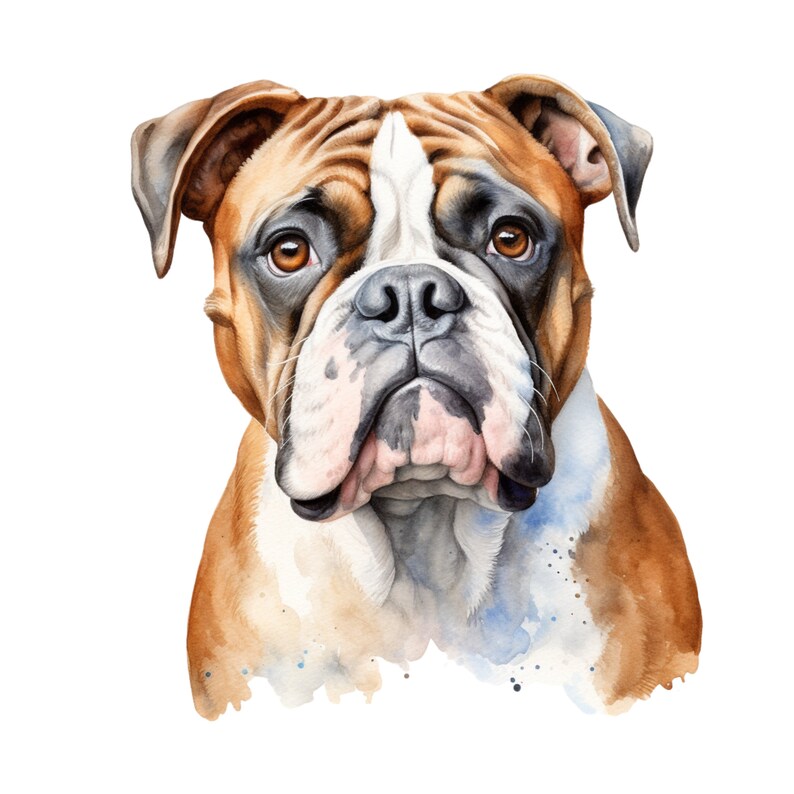 Watercolor Dog Clipart Pack 10 Cute PNG Dog Breeds, Adorable Sublimated ...