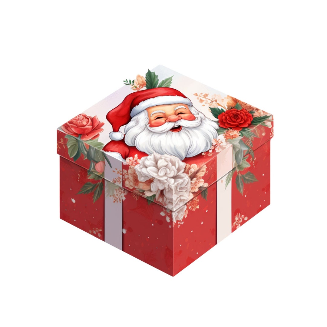 Christmas Gift Boxes Clipart, Watercolor Clipart, Christmas PNG, Gift ...