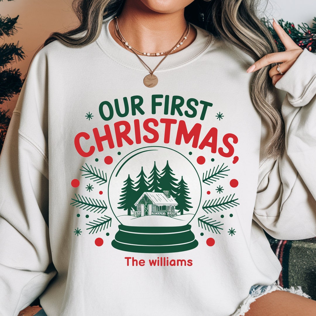 First Christmas Png of Family Design, First Christmas as Family Png ...