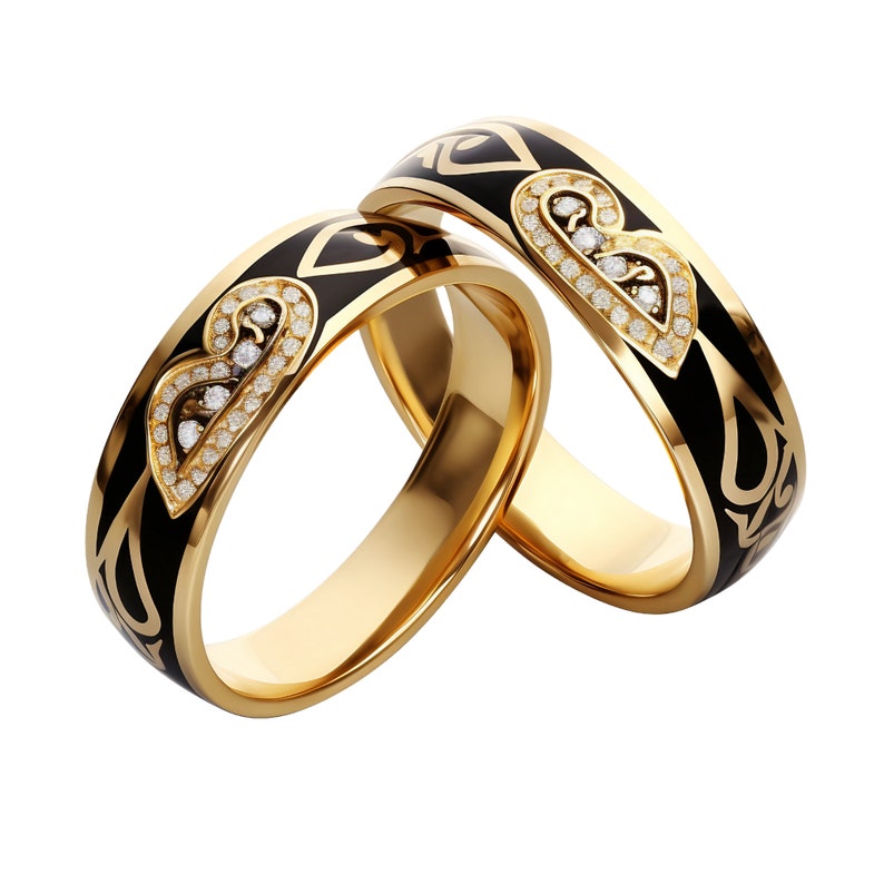 Wedding Ring Clipart Set 8 Elegant Digital Rings, High-quality PNG ...