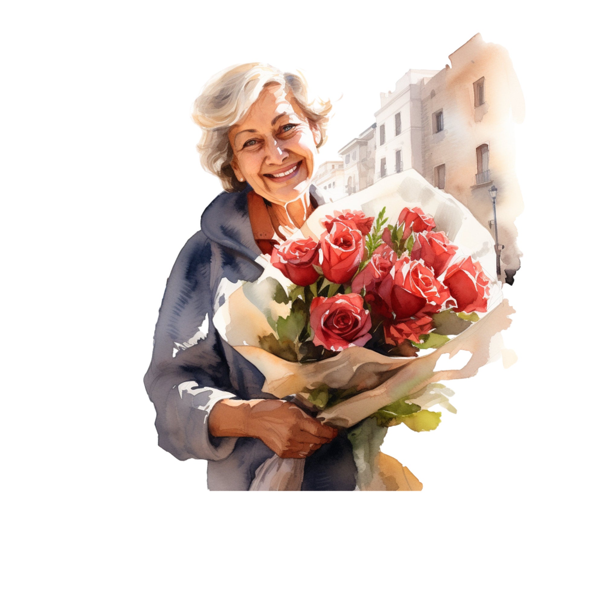 Mother's Day Clipart Set 8 High-quality PNG Images, Perfect for Digital ...