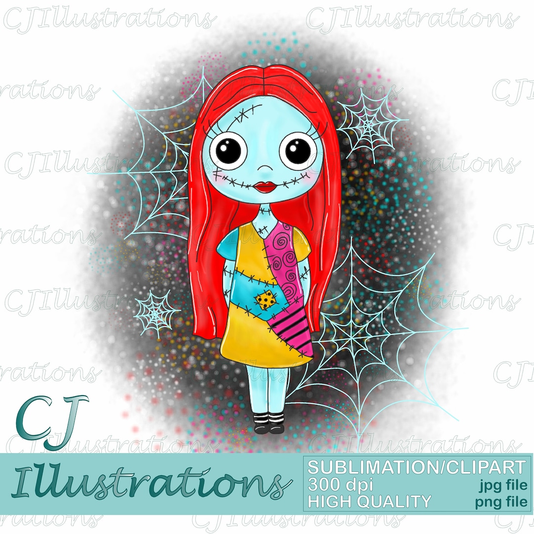 Cute Christmas Sally Clipart Sublimation Design Digital - Etsy