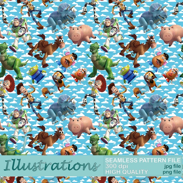 Toy Story Pattern - Etsy
