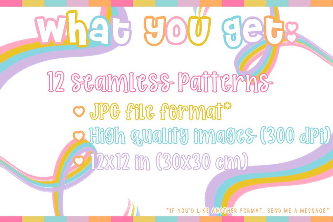 12 Seamless Glowing Neon Digital, Dark Neon Patterns, Printable ...