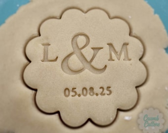 Just Married Custom Cookie Stamp and Cookie Cutter | Wedding With ...