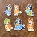 Set Stickers Bluey - Etsy