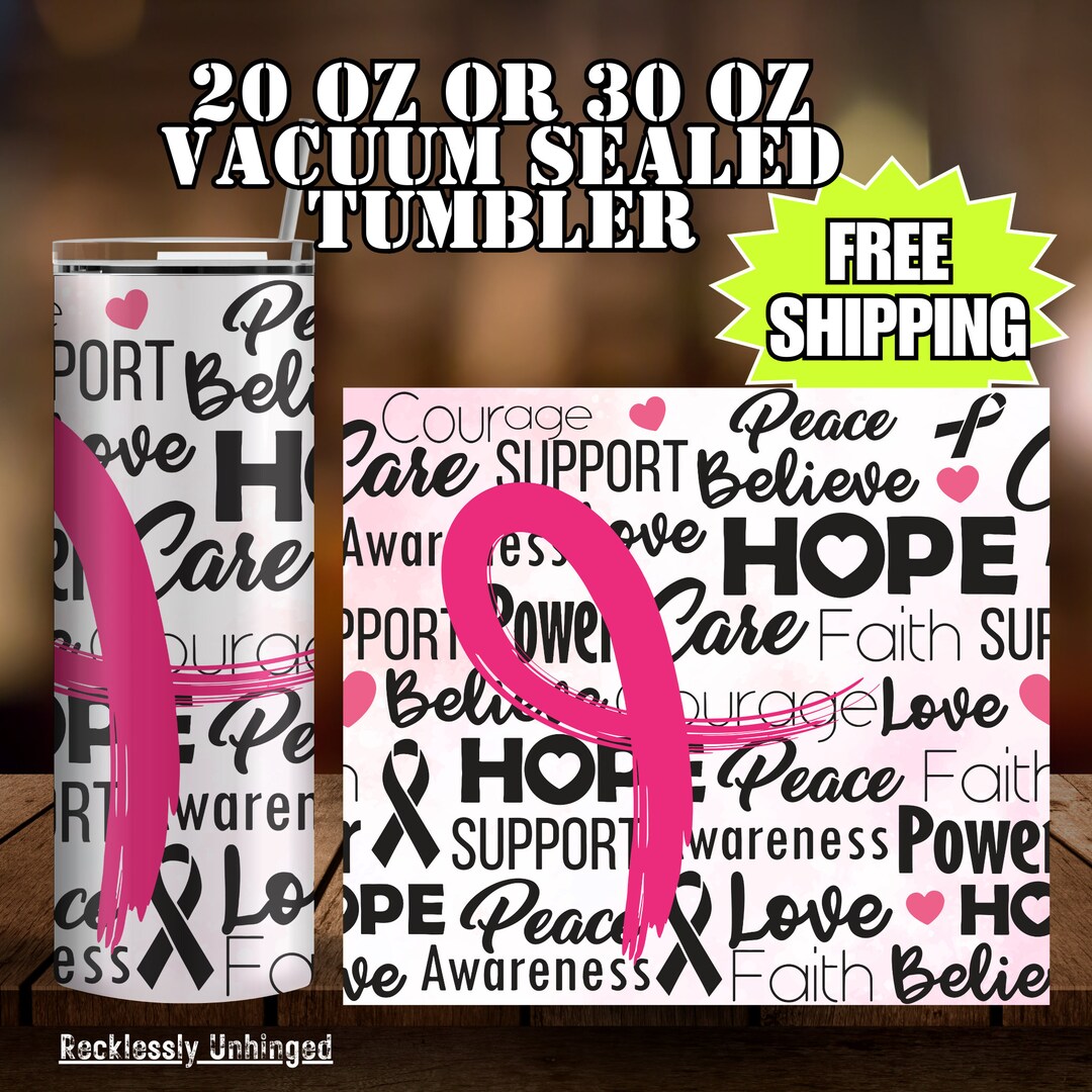 Breast Cancer Awareness Positivity Reminders Pink Ribbon - Etsy