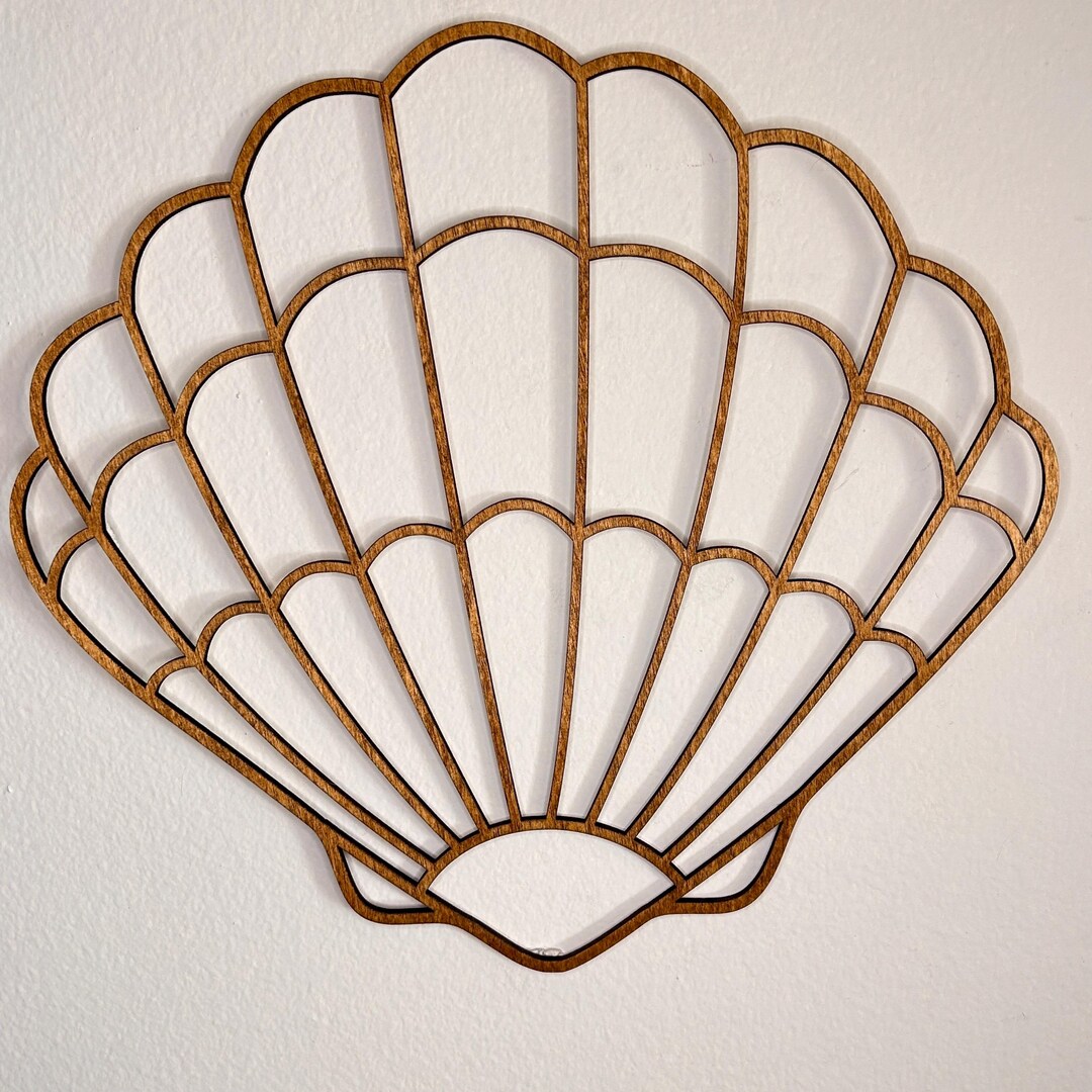 Boho Seashell Wall Hanger – Ocean-inspired Coastal Decor – Birch ...