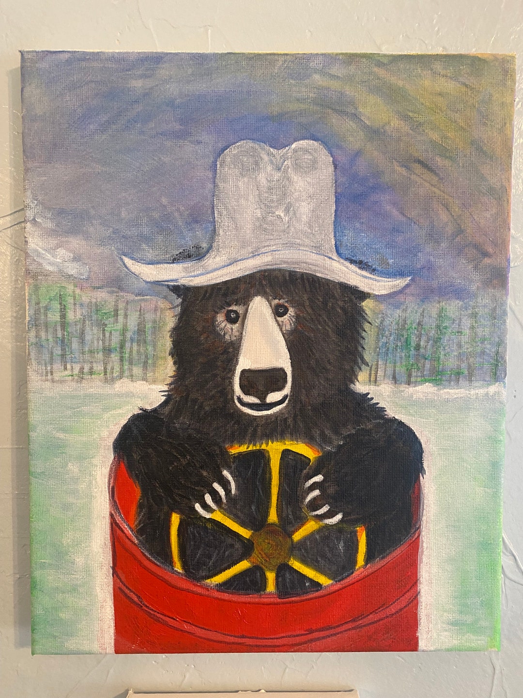 Trash Can Bear - Etsy