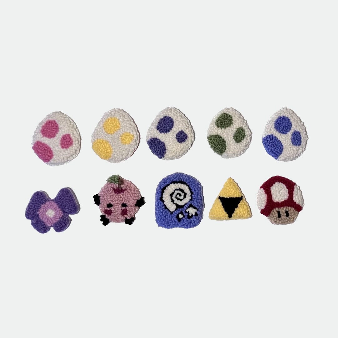 Punch Needle Magnets Pop Culture set of 2 - Etsy