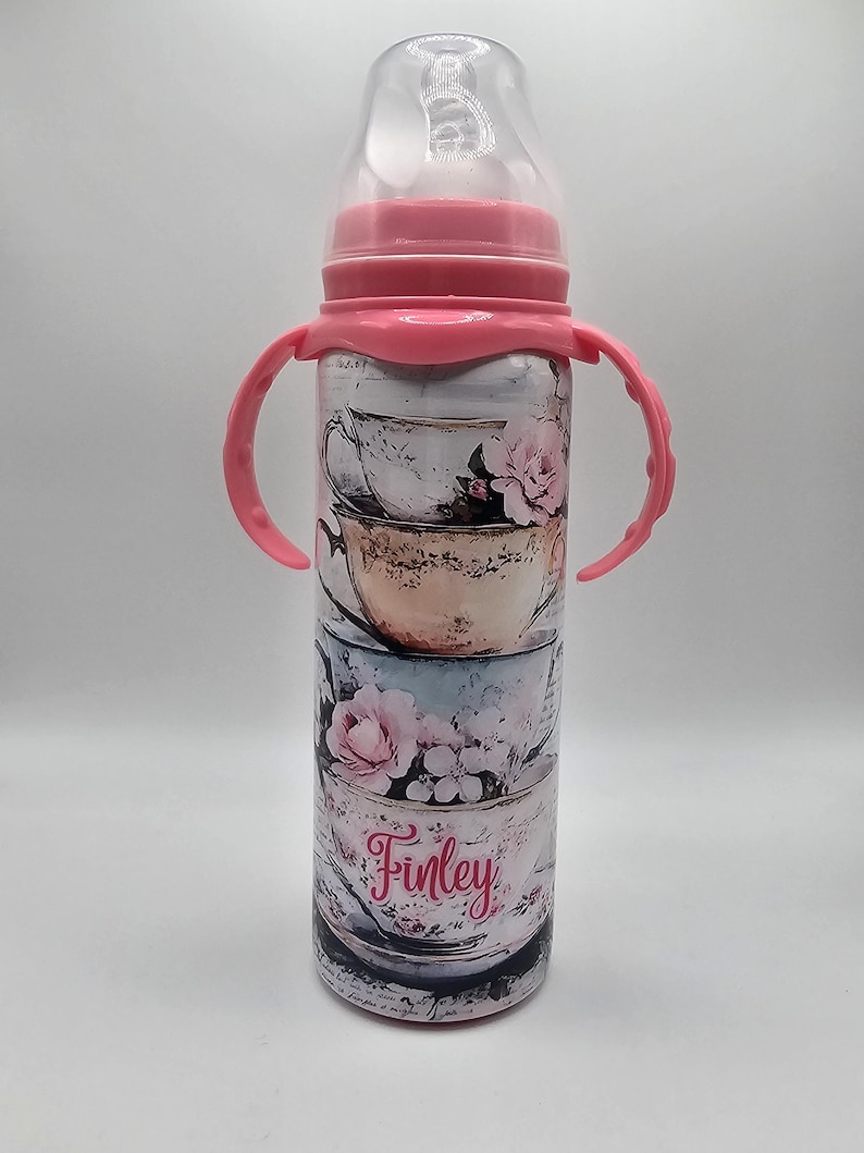 Customized and Personalized Baby Bottle With Name, 8oz., Custom Baby ...
