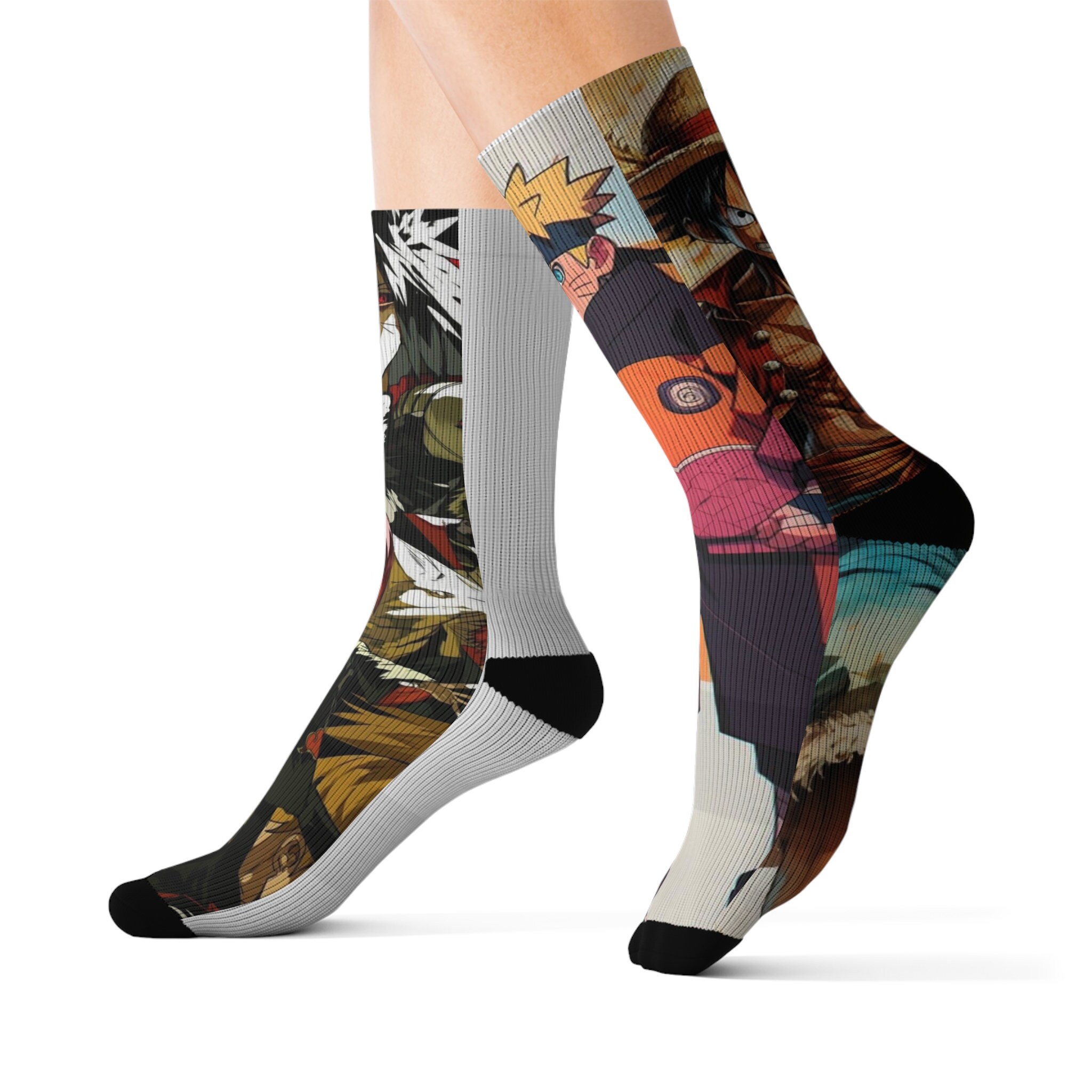 Anime Socks, Superhero Anime Sublimation Socks, Gift for Him or Her ...