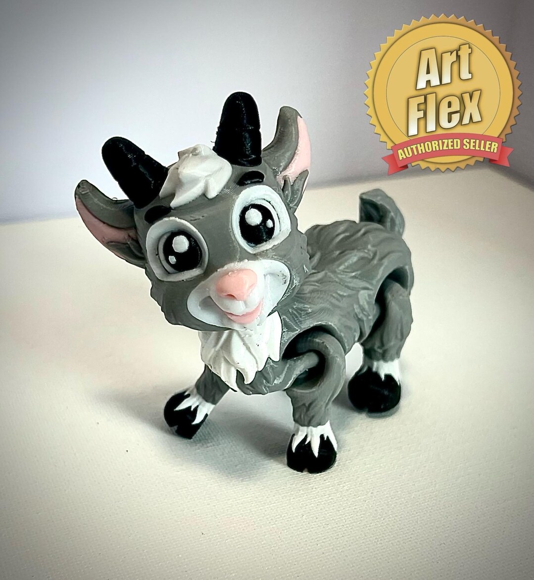 3d Printed Multicolor Goat by Artflex - Etsy