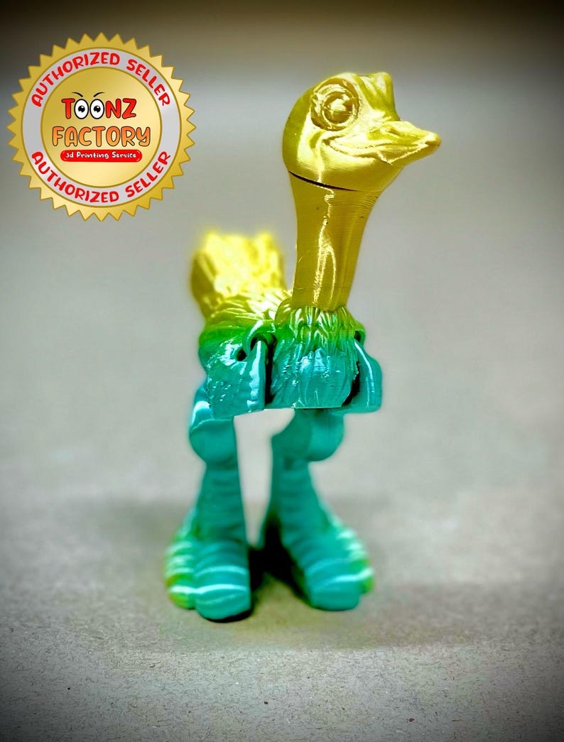 3d Print Ostrich by Toonz Factory - Etsy